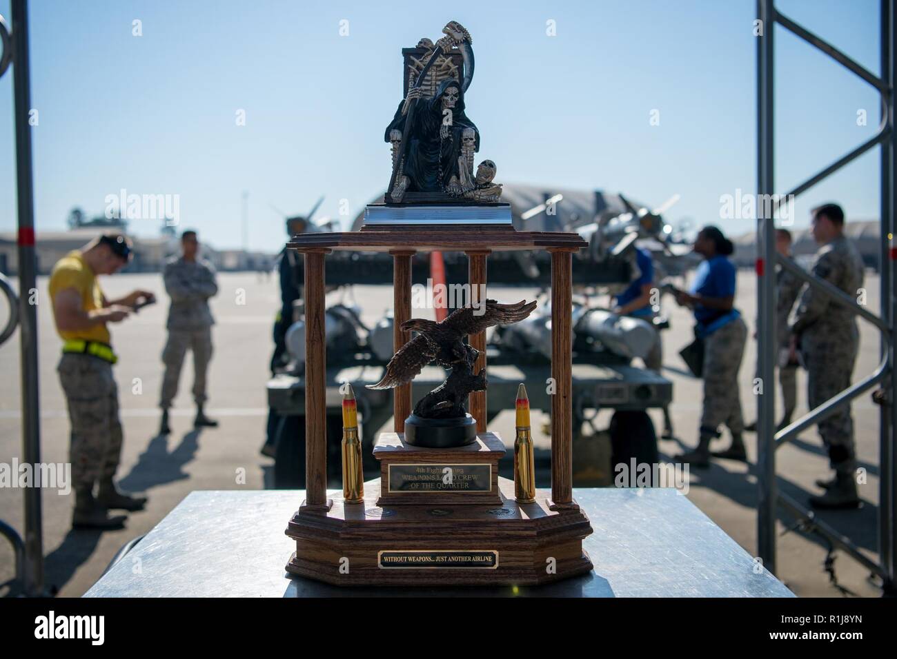 Airmen from the 4th Aircraft Maintenance Squadron compete for the 4th ...