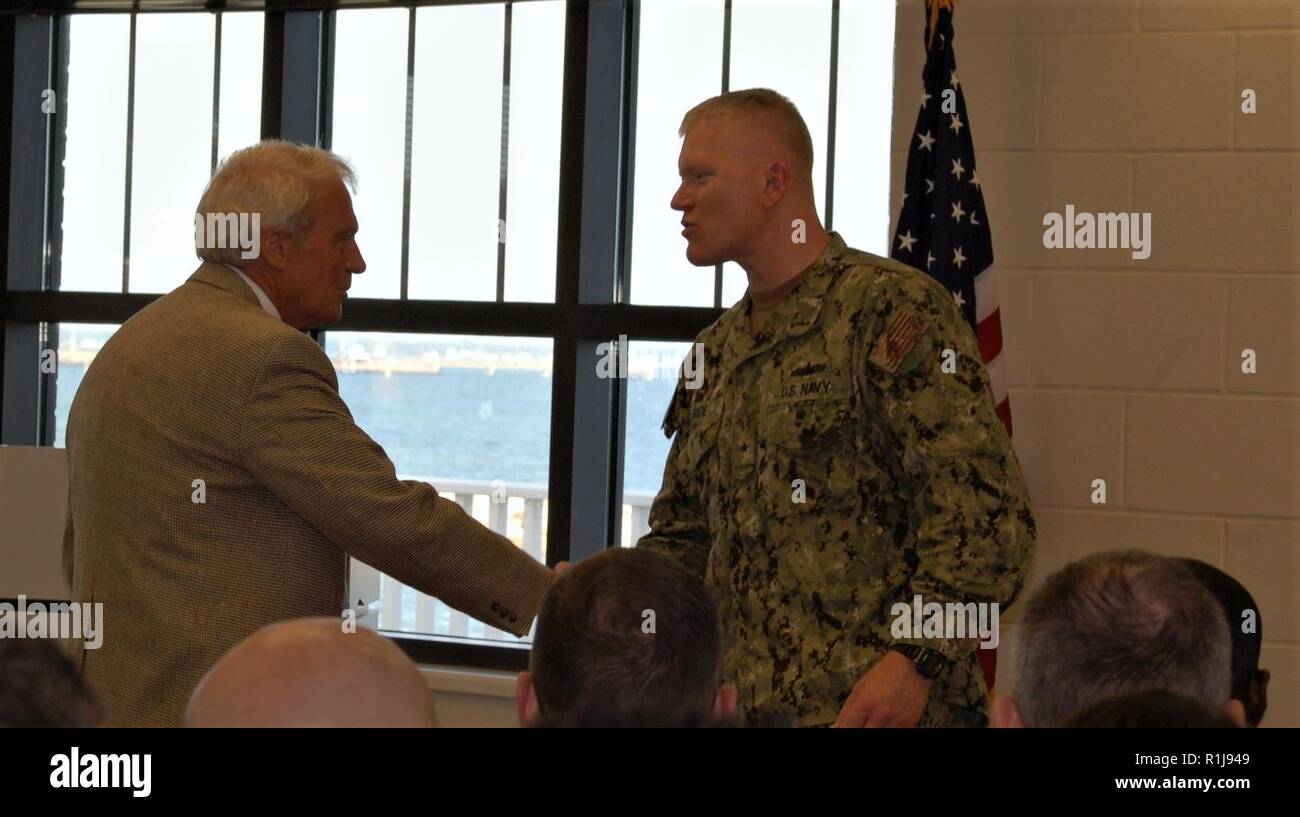 Rear Admiral John Wade, Commanding Officer of Carrier Strike Group ...