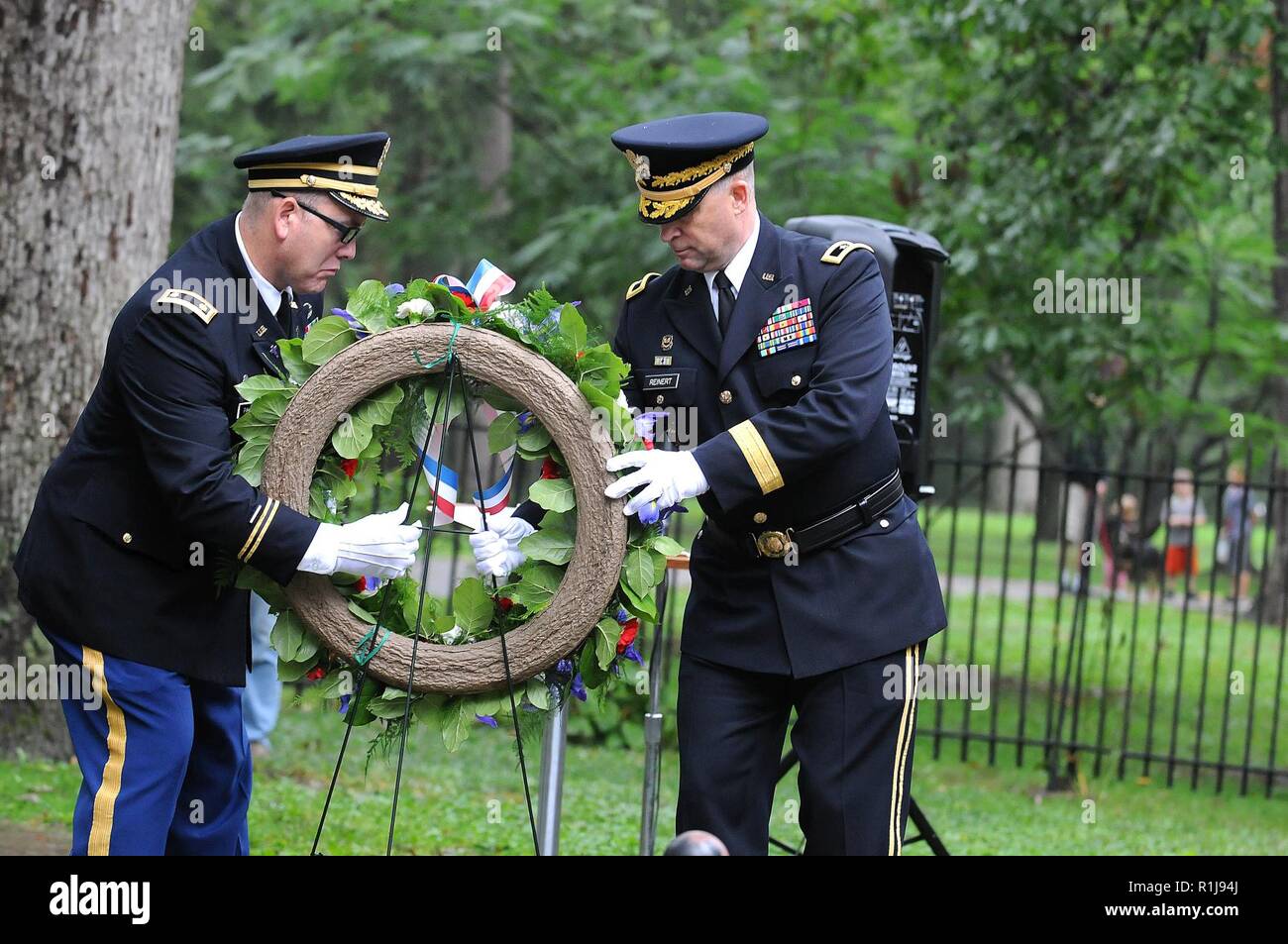 Major General Patrick J. Reinert, right, and Chaplain (Maj.) Stephen ...