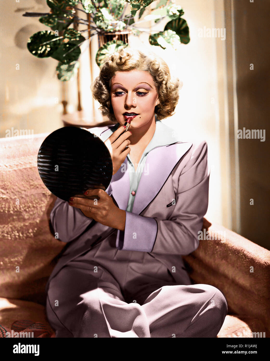 Harlow was signed by director Howard Hughes, and her first major ...