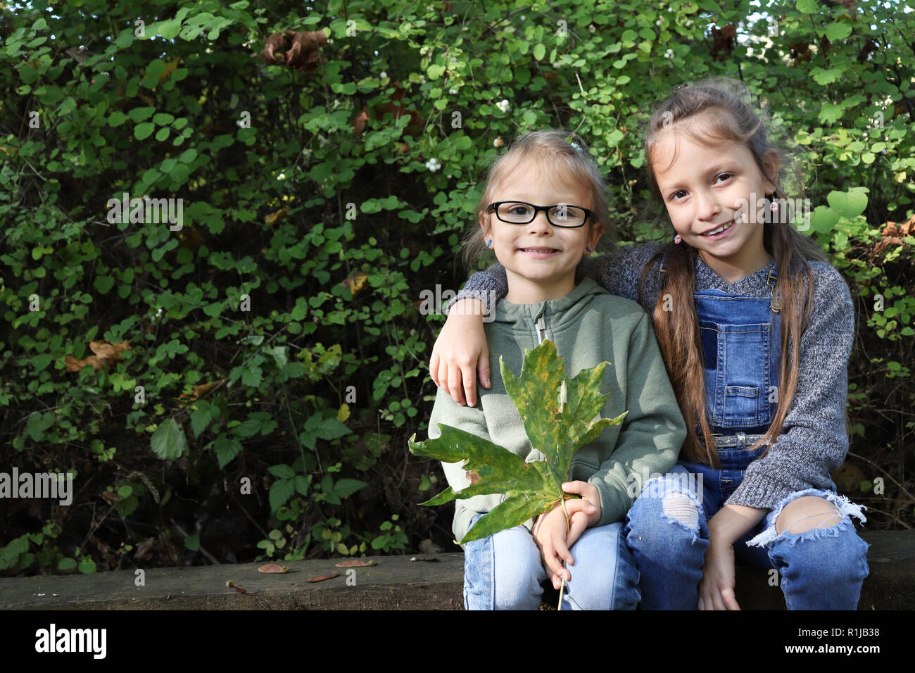 Two beautiful blonde brunette girl hi-res stock photography and images ...