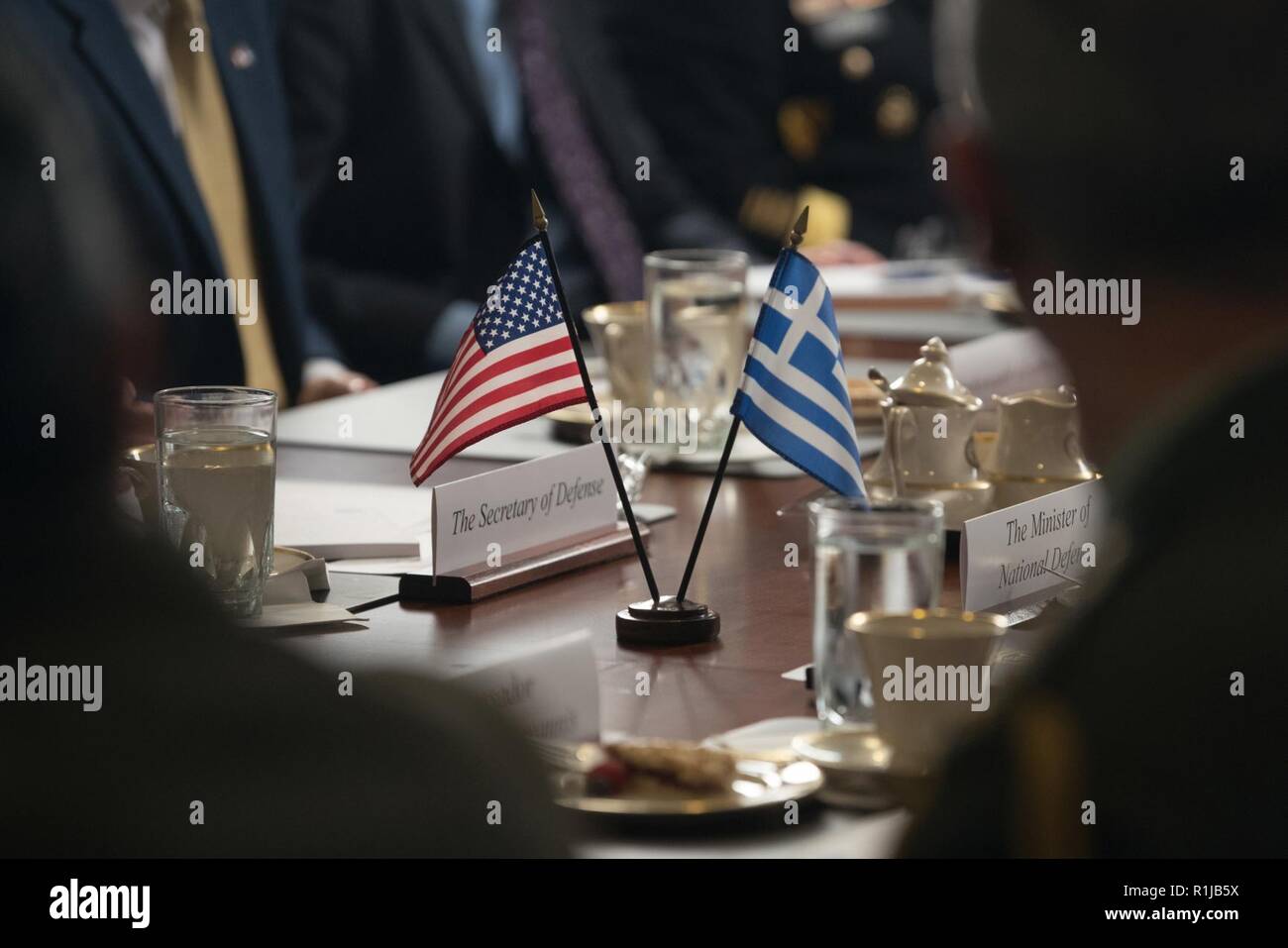 U.S. Secretary of Defense James N. Mattis meets with the Minister of ...