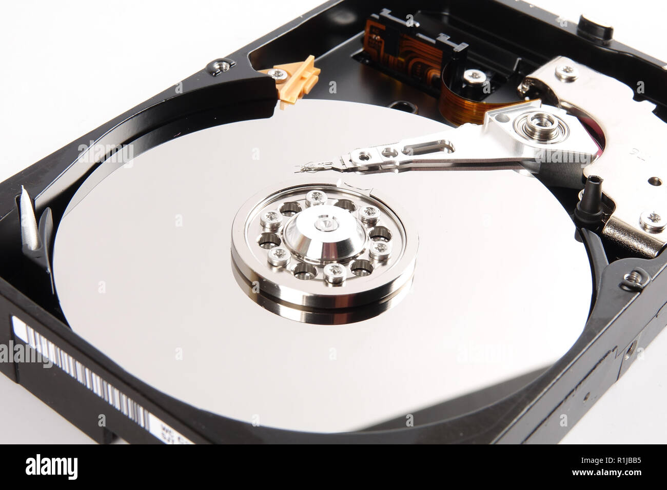 Hard disk drive (HDD) isolated on white Stock Photo - Alamy
