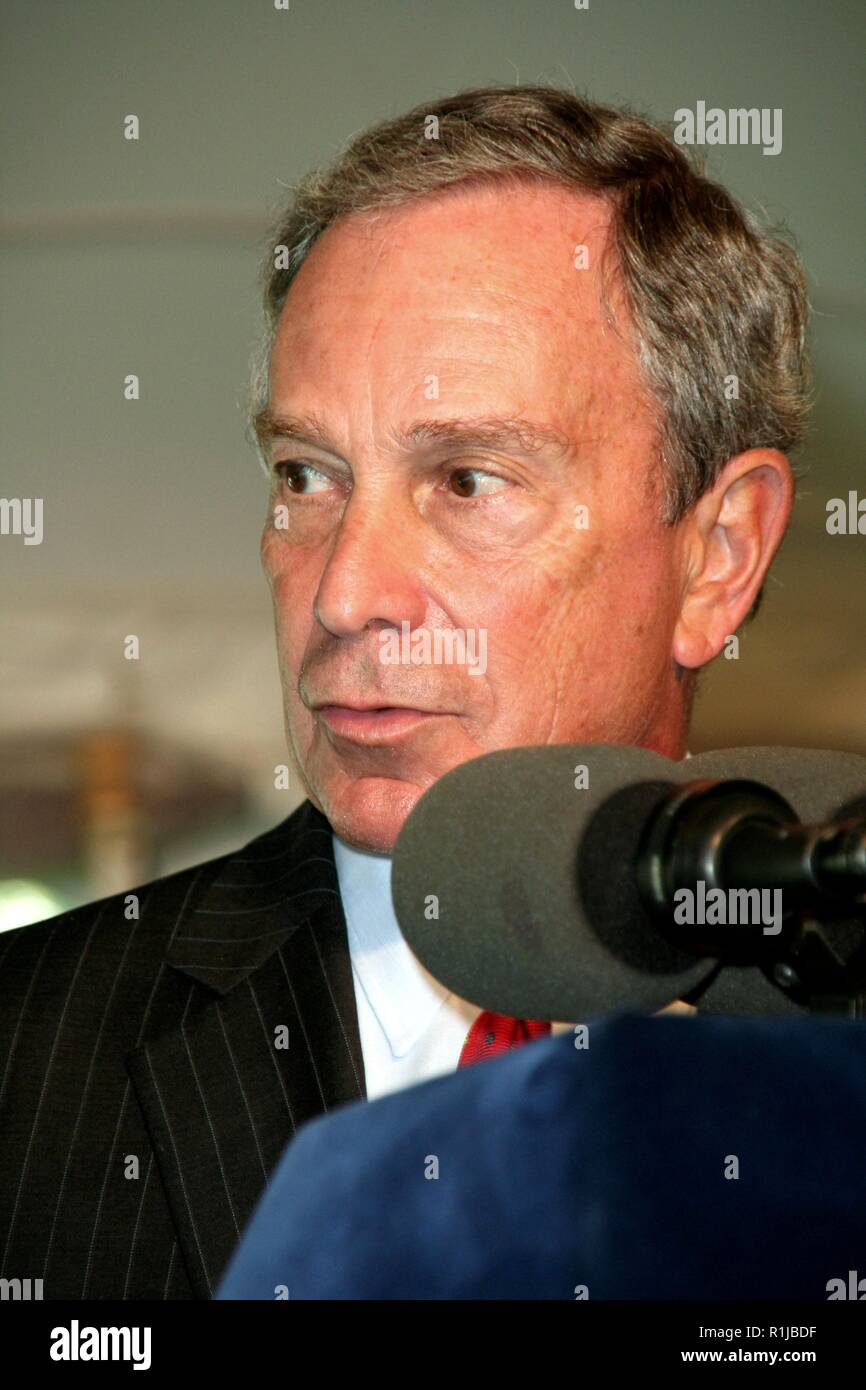 New York, NY - July 16: Mayor Michael R. Bloomberg at David Dinkins ...