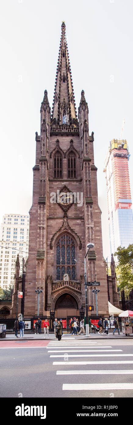 Trinity Church, New York City, United States of America Stock Photo - Alamy