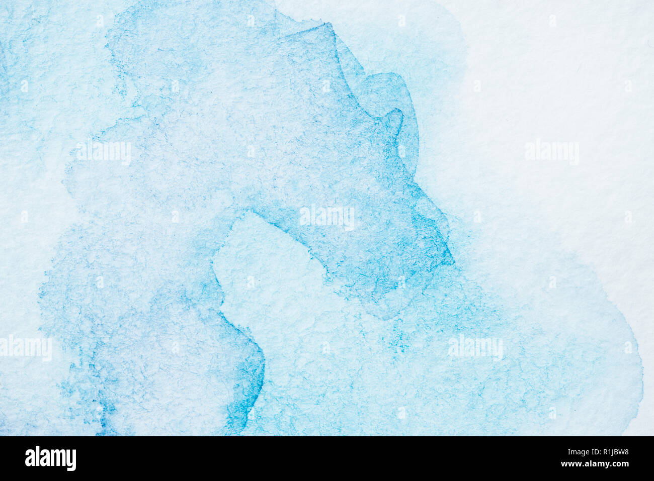 abstract light watercolor blue texture Stock Photo - Alamy