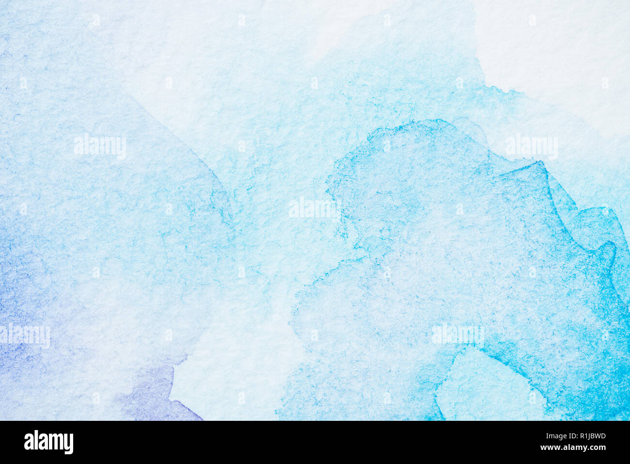 abstract light watercolor blue texture Stock Photo - Alamy