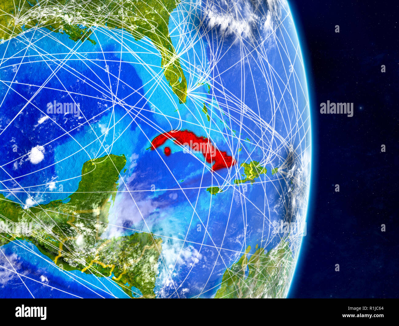 Cuba on planet earth hi-res stock photography and images - Alamy