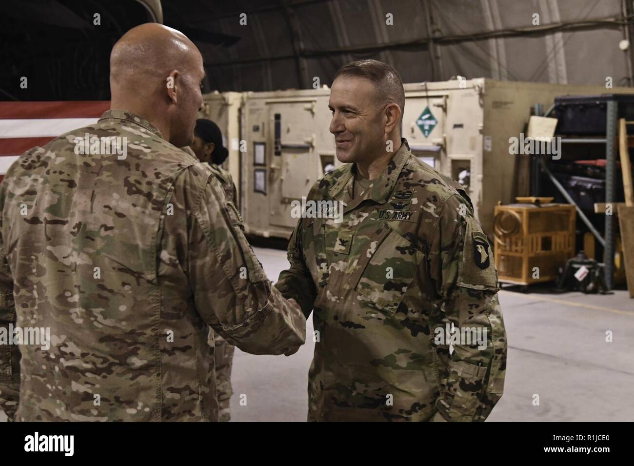 U.S. Army Maj. Gen. Andrew Poppas, the Resolute Support deputy chief of ...