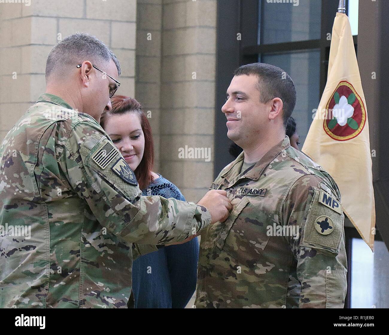 Neal T. Rockhold is promoted to major by Brig. Gen. Clint E. Walker ...