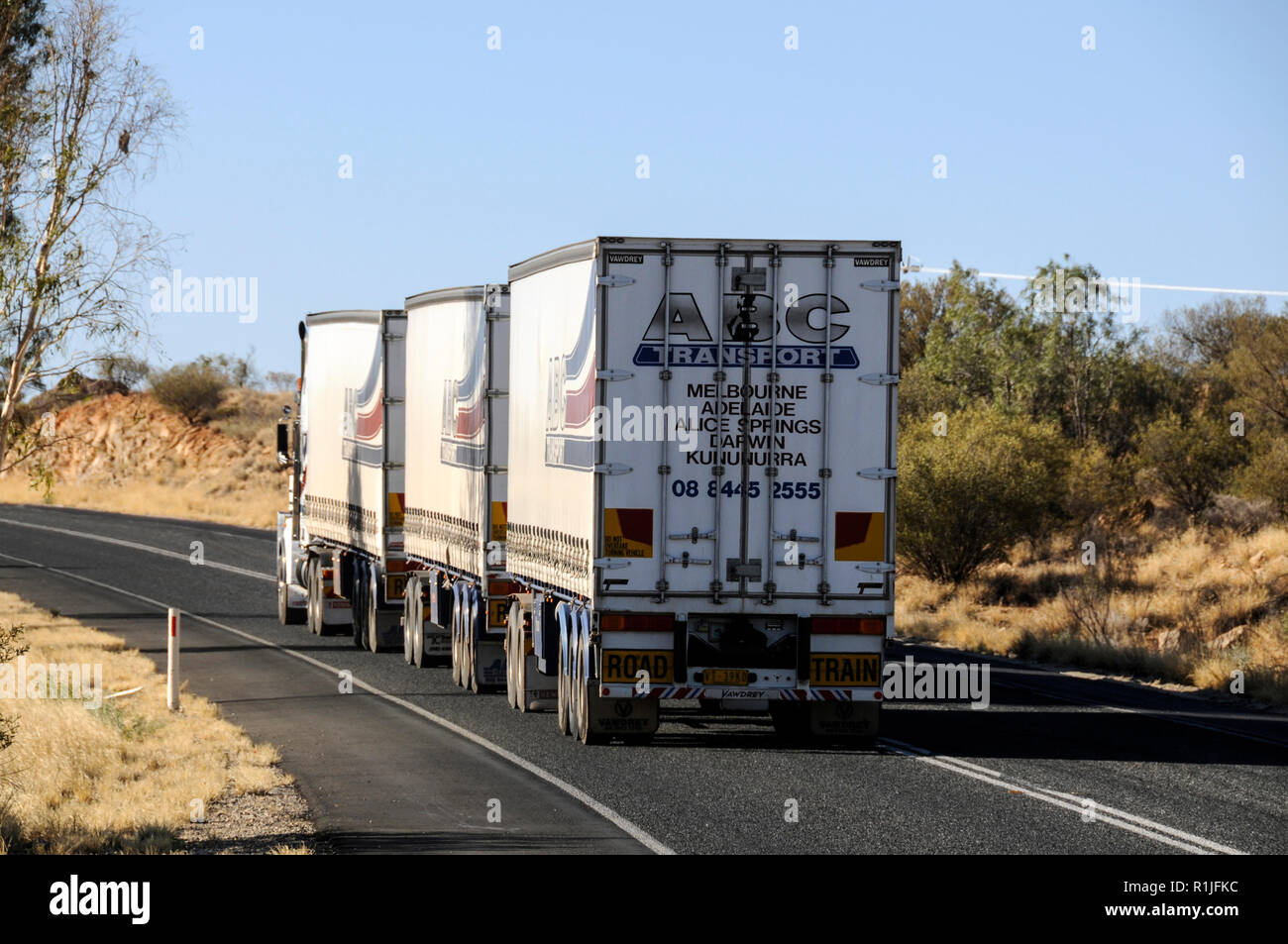 An Australian road train heading for Darwin known as the ‘Top End ...
