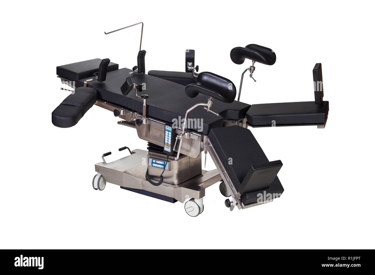 Modern hospital medical equipment - operation bed and diagnostic table ...