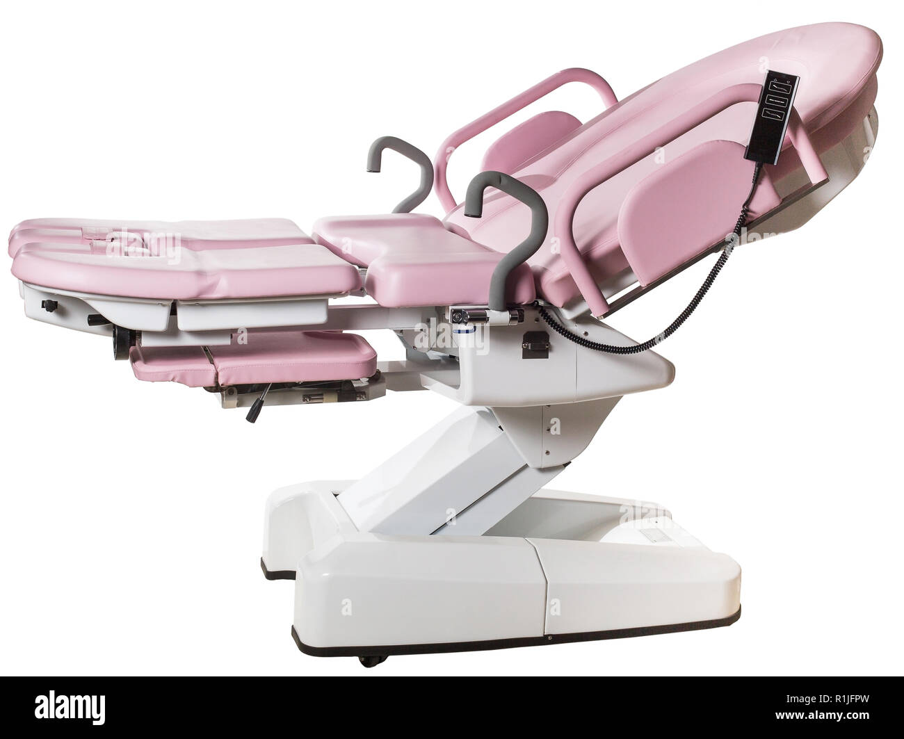 Modern hospital medical equipment - operation bed and diagnostic table ...