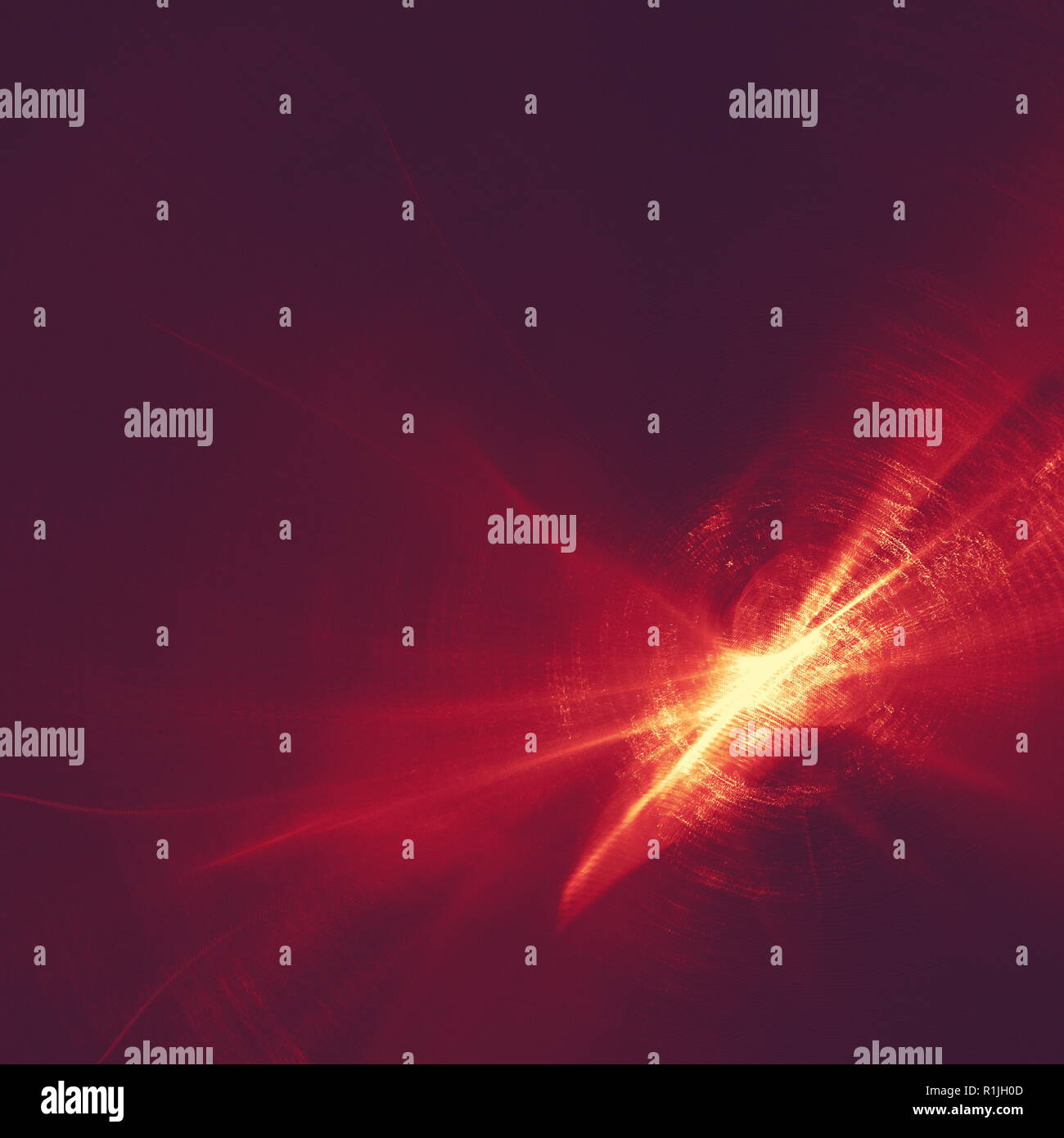 glowing red curved lines over dark Abstract Background space universe ...