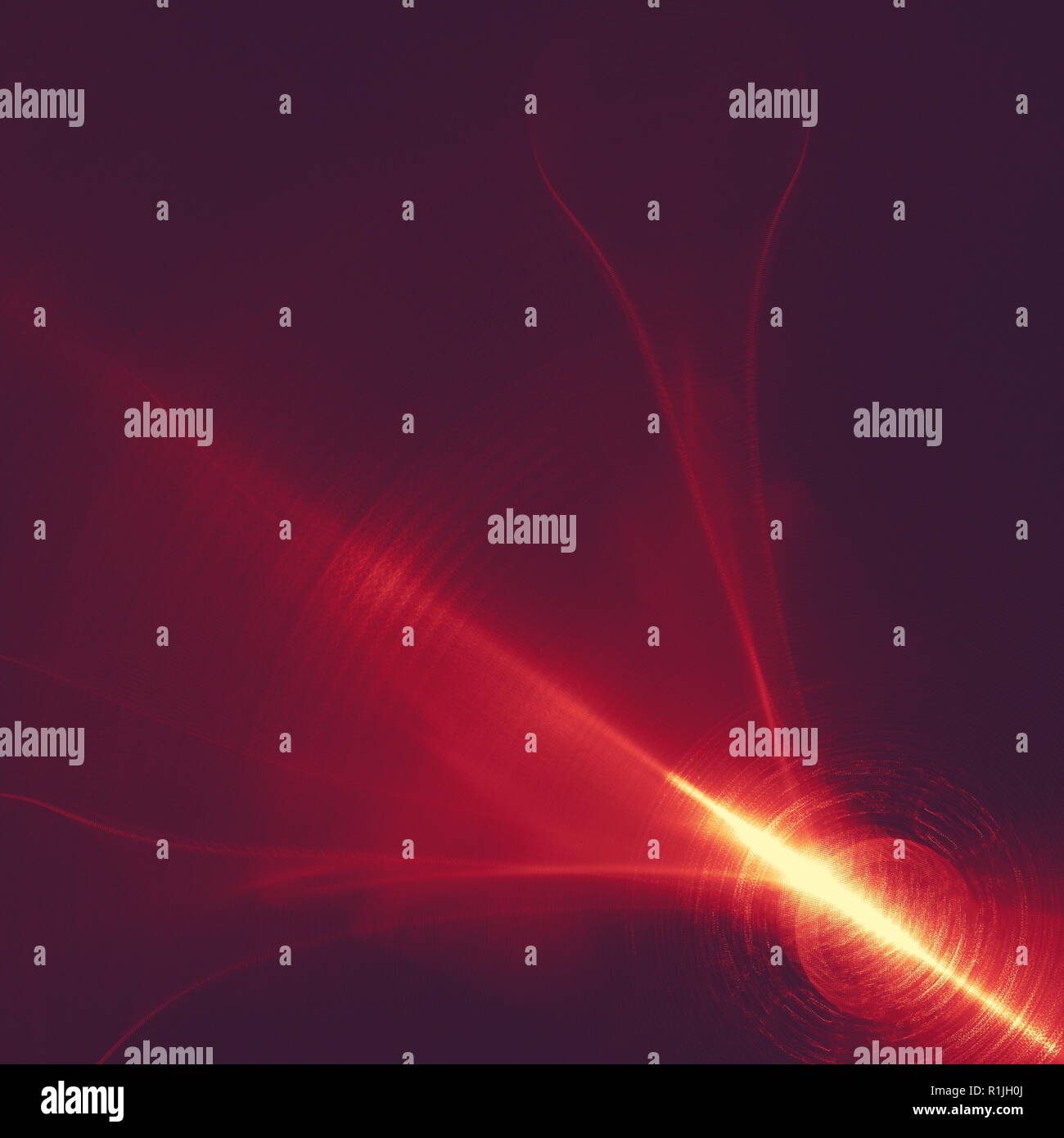 glowing red curved lines over dark Abstract Background space universe ...