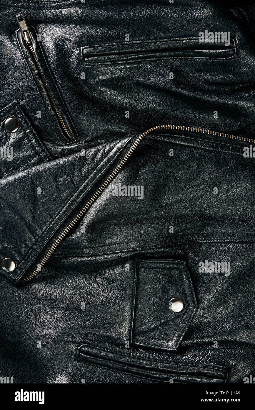 Black Leather Jacket Textures