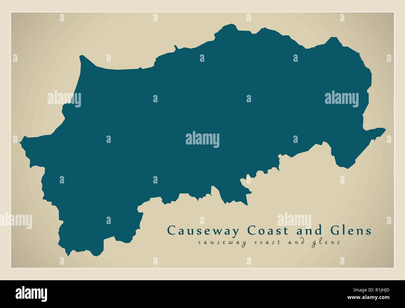 Ireland causeway coast Stock Vector Images - Alamy