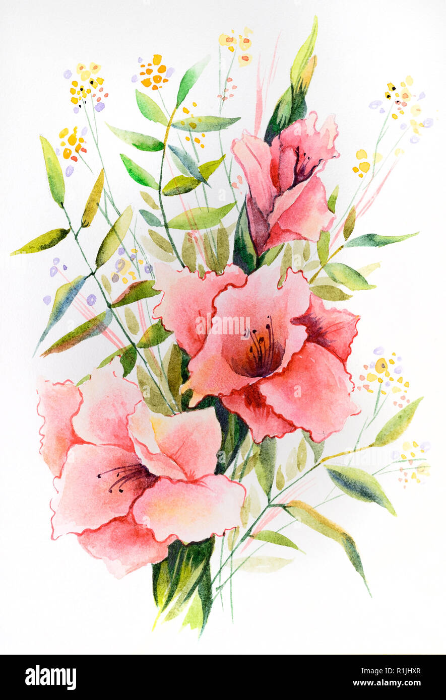 Two different color flower bouquet hi-res stock photography and images ...