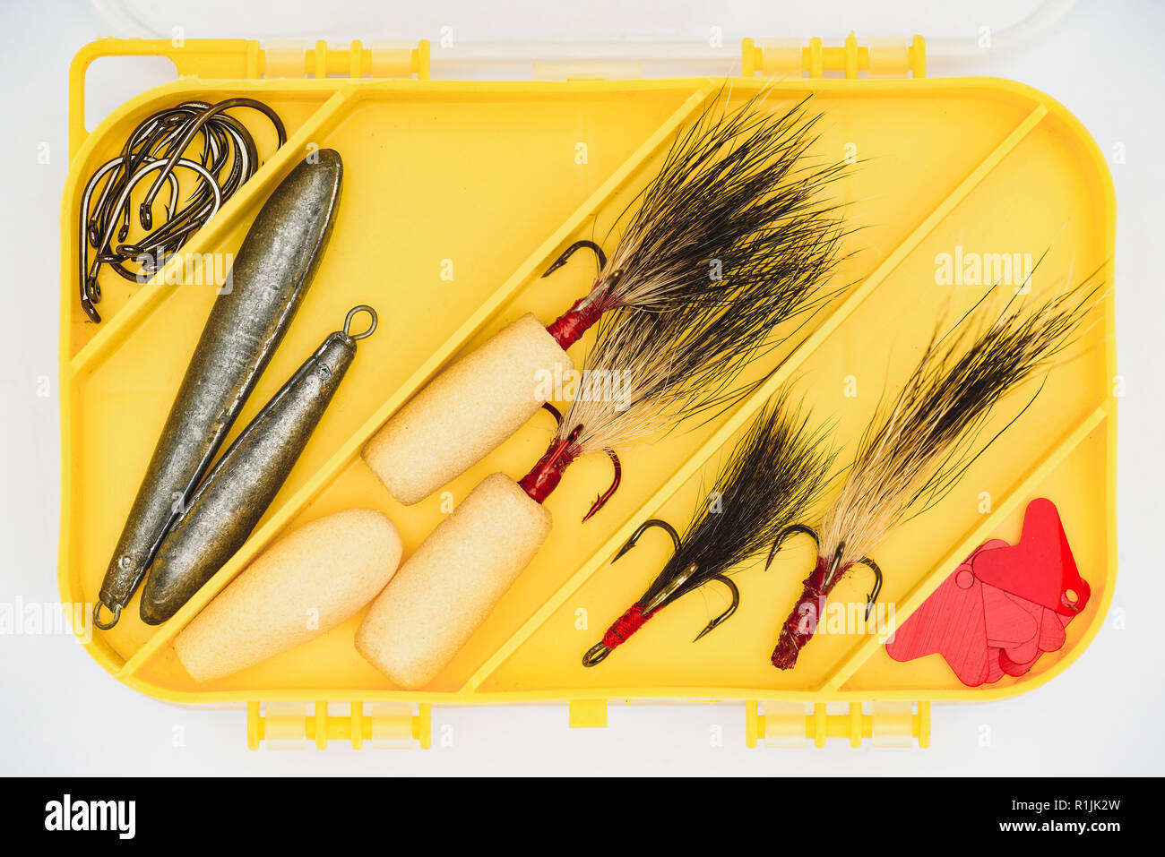 Plastic bait hooks hi-res stock photography and images - Alamy