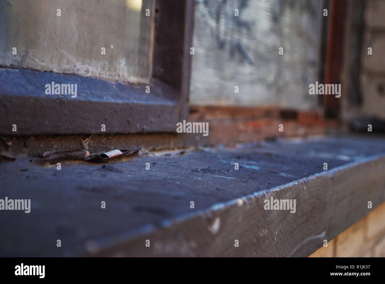 Broken glass on window sill hi-res stock photography and images - Alamy