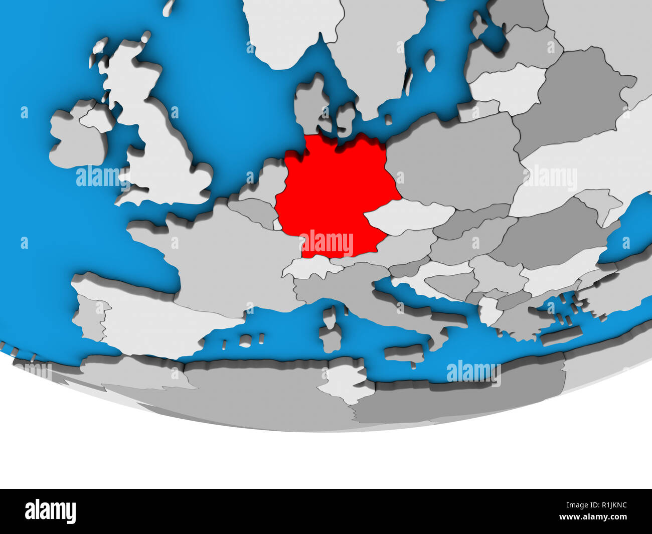 Political europe map countries german hi-res stock photography and ...
