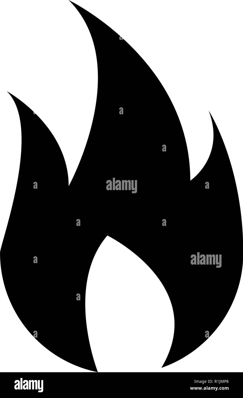 Fire glyph icon Stock Vector Image & Art - Alamy