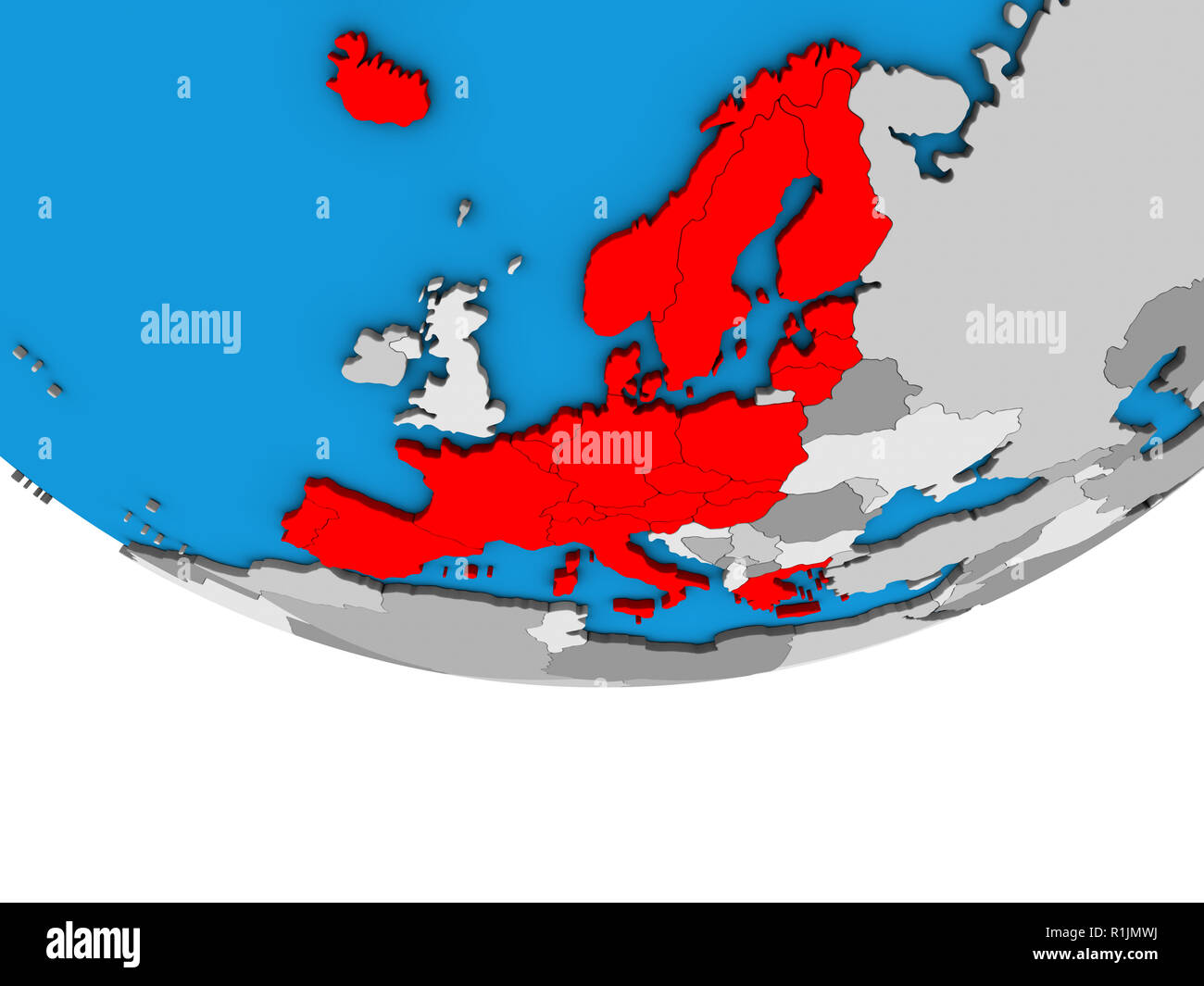 Schengen countries map hi-res stock photography and images - Alamy