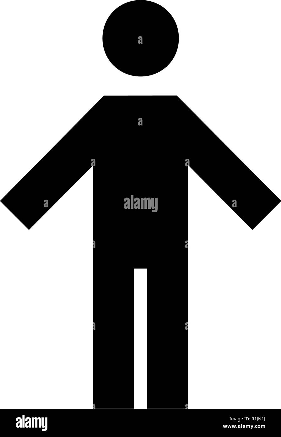 Human glyph icon Stock Vector Image & Art - Alamy