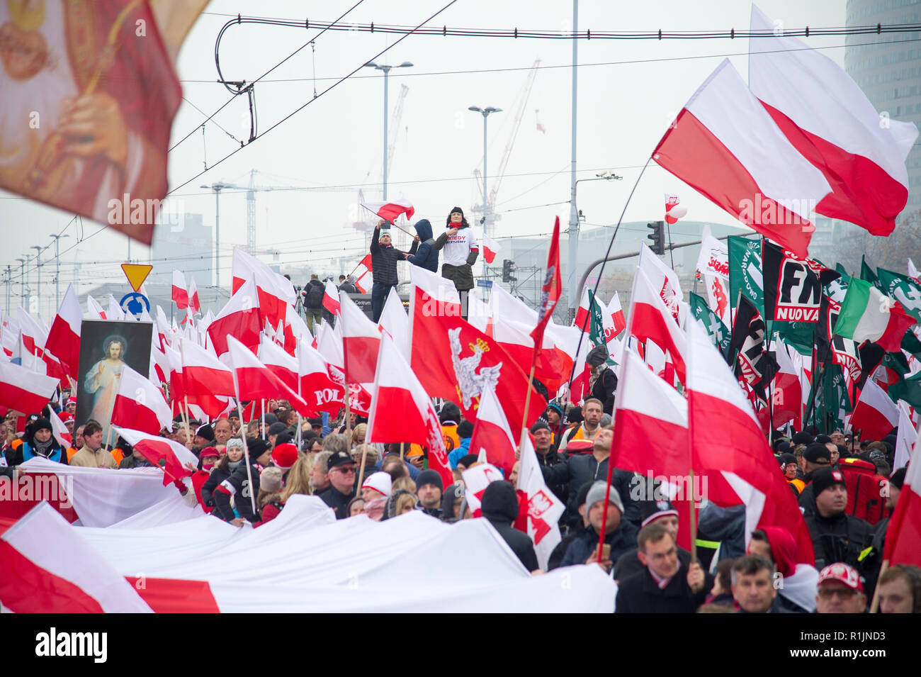 The White and Red March For You Poland celebrating Polish National ...