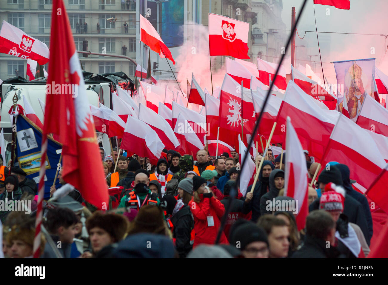 Annual March of Independence launched in 2011 by the far right National ...