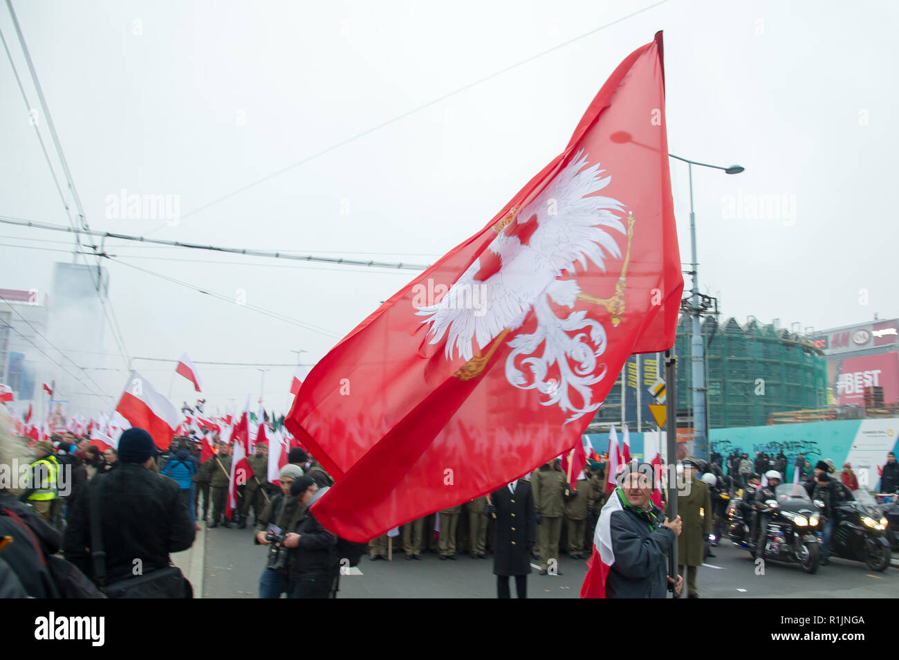 The White and Red March For You Poland celebrating Polish National ...