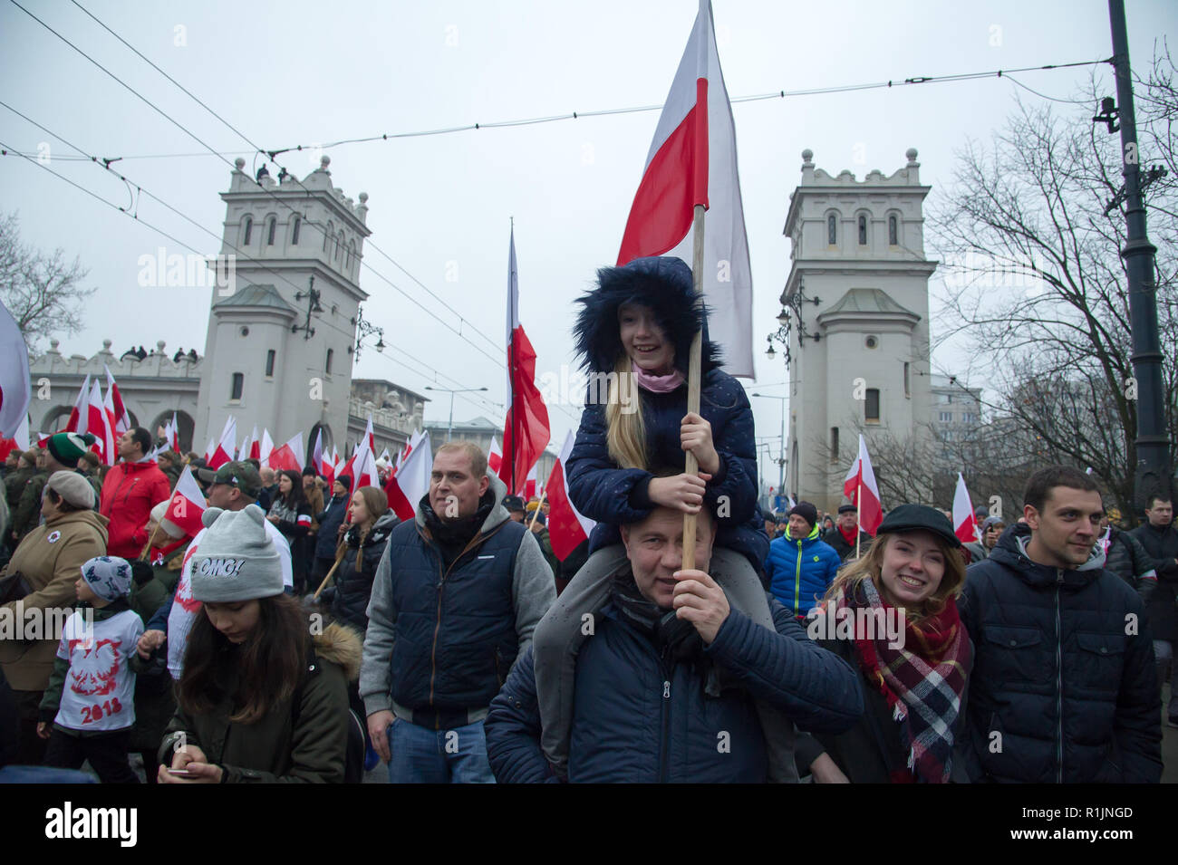 The White and Red March For You Poland celebrating Polish National ...