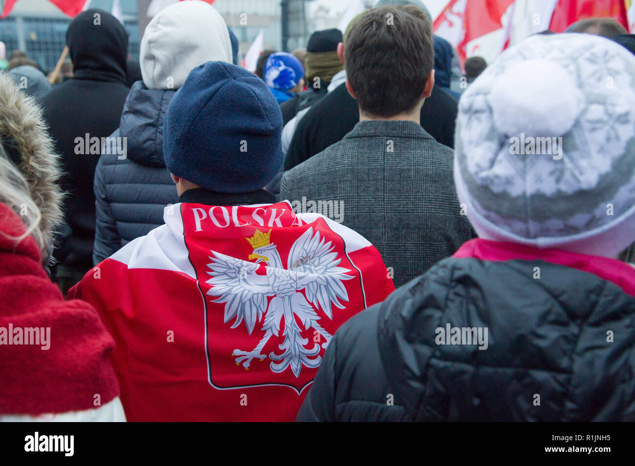 The White and Red March For You Poland celebrating Polish National ...