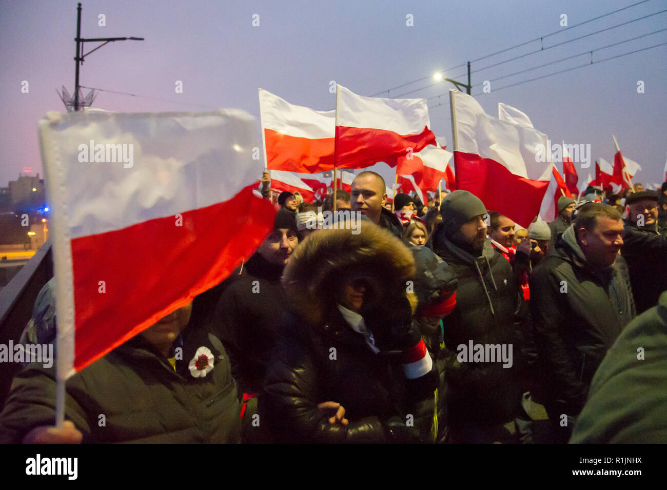 The White and Red March For You Poland celebrating Polish National ...