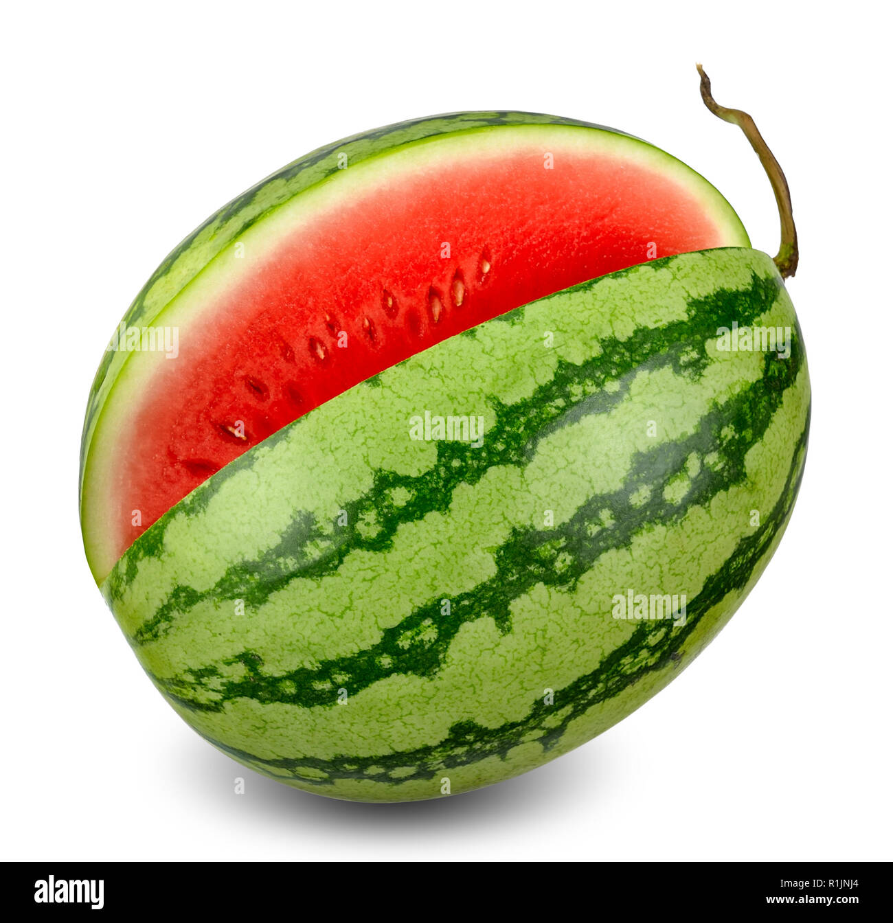 Watermelon isolated on white with clipping path Stock Photo - Alamy