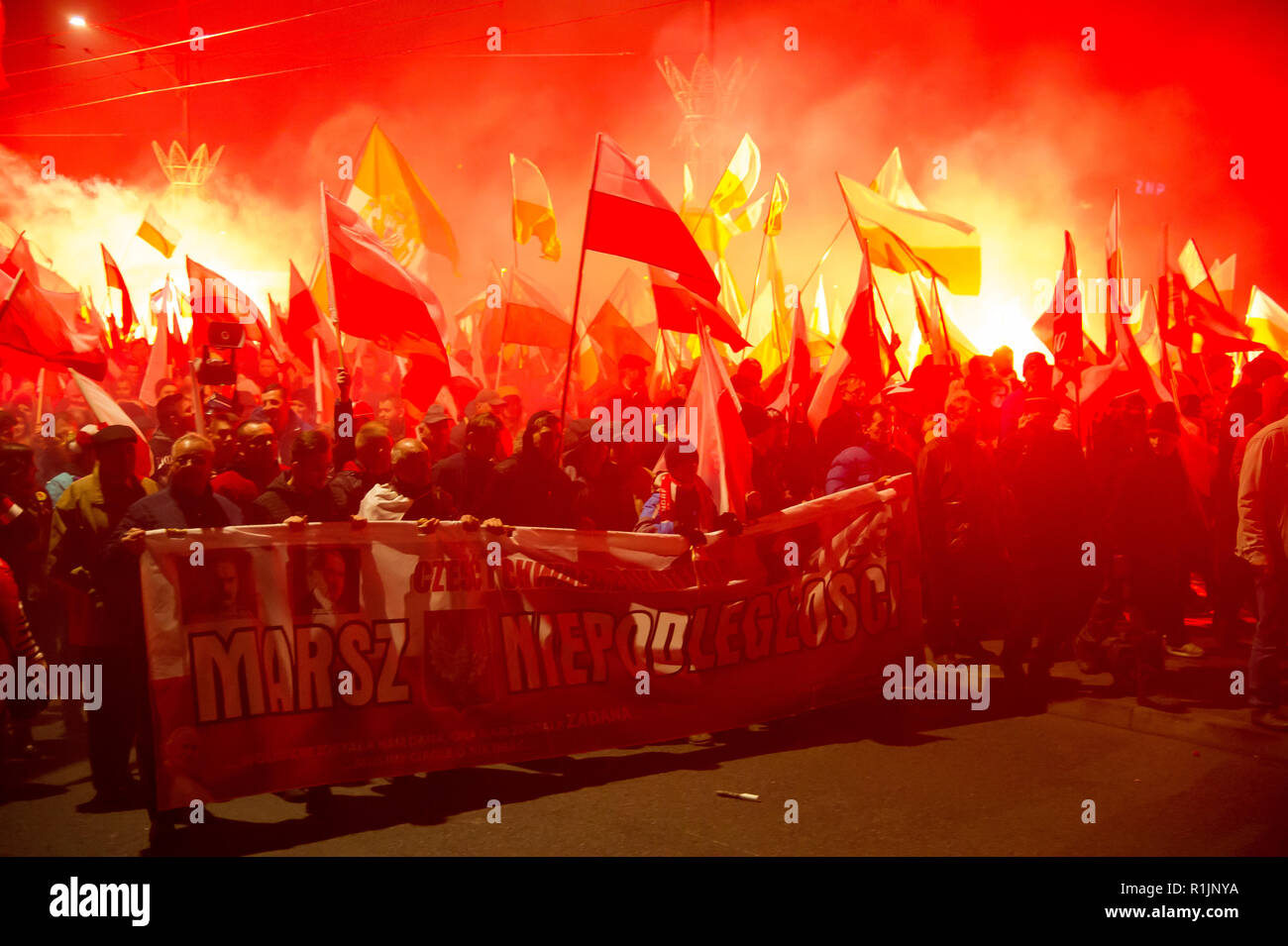 Annual March of Independence launched in 2011 by the far right National ...