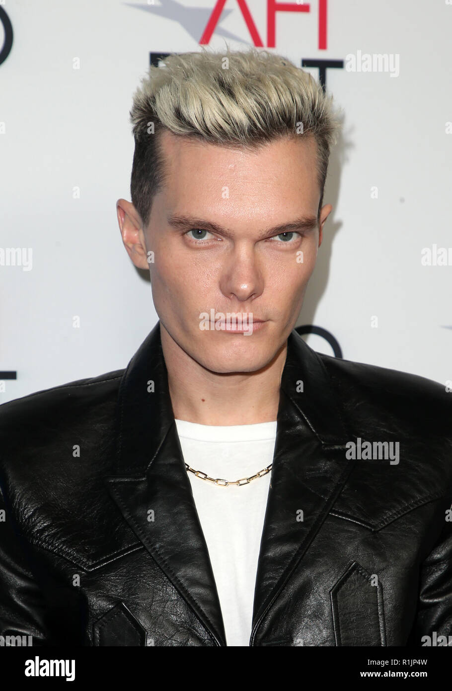 Hollywood, California, USA. 12th Nov, 2018. Luke Baines, at AFI FEST ...