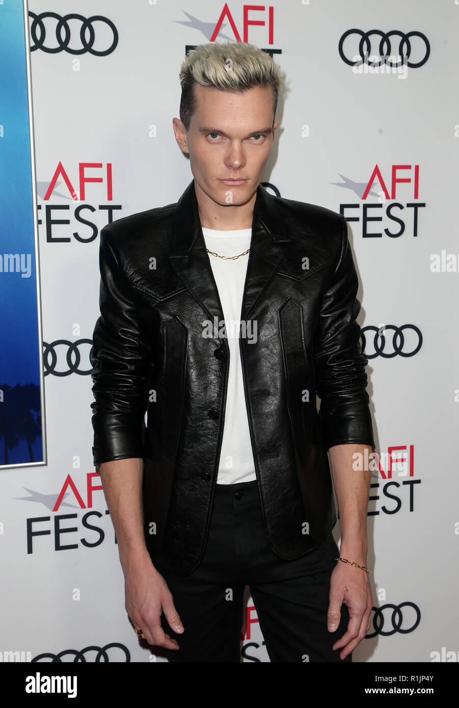 Hollywood, California, USA. 12th Nov, 2018. Luke Baines, at AFI FEST ...