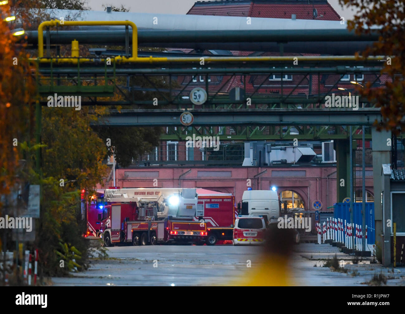 Frankfurt, Germany. 13 November 2018, Hessen, Frankfurt/Main: Fire ...