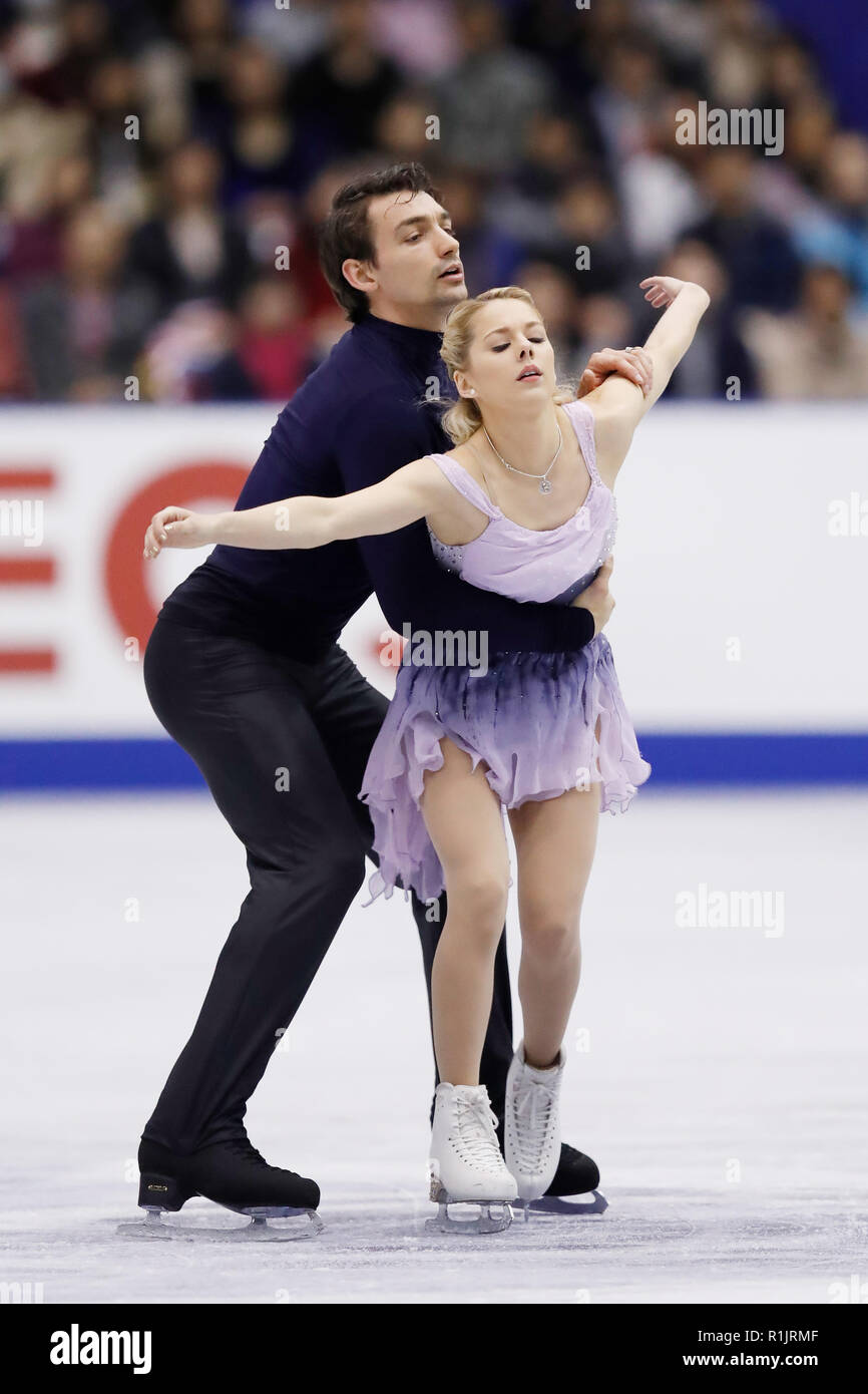 Tarah Kayne & Danny O'Shea (USA), NOVEMBER 10, 2018 - Figure Skating ...