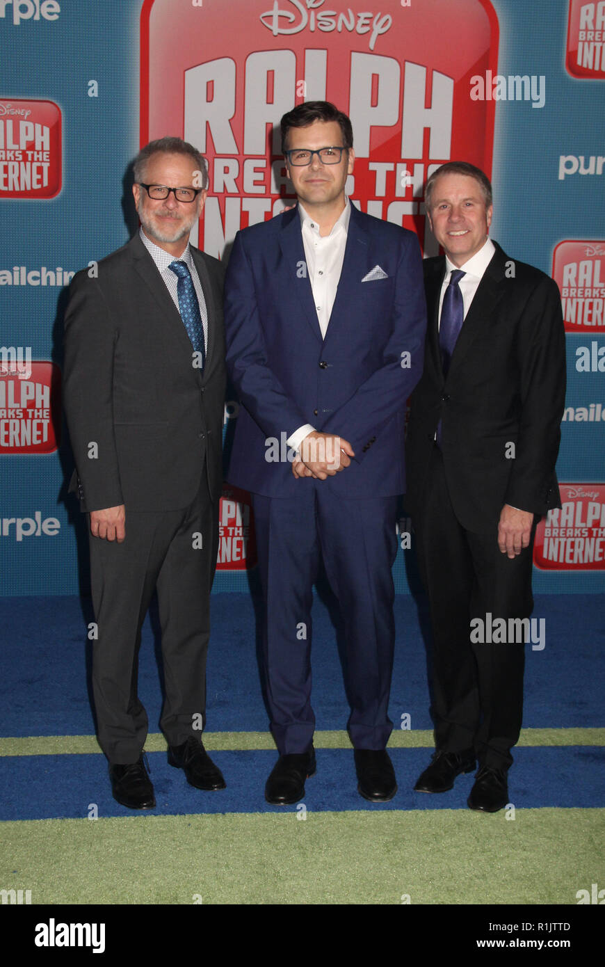 Rich Moore, Phil Johnston, Clark Spencer 11/05/2018 The World Premiere ...