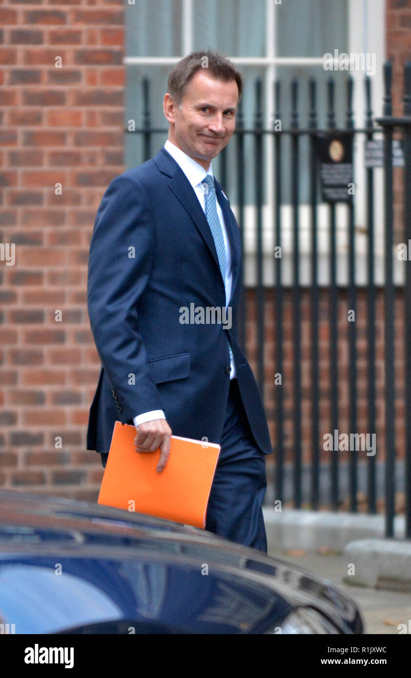 Jeremy hunt arriving hi-res stock photography and images - Alamy