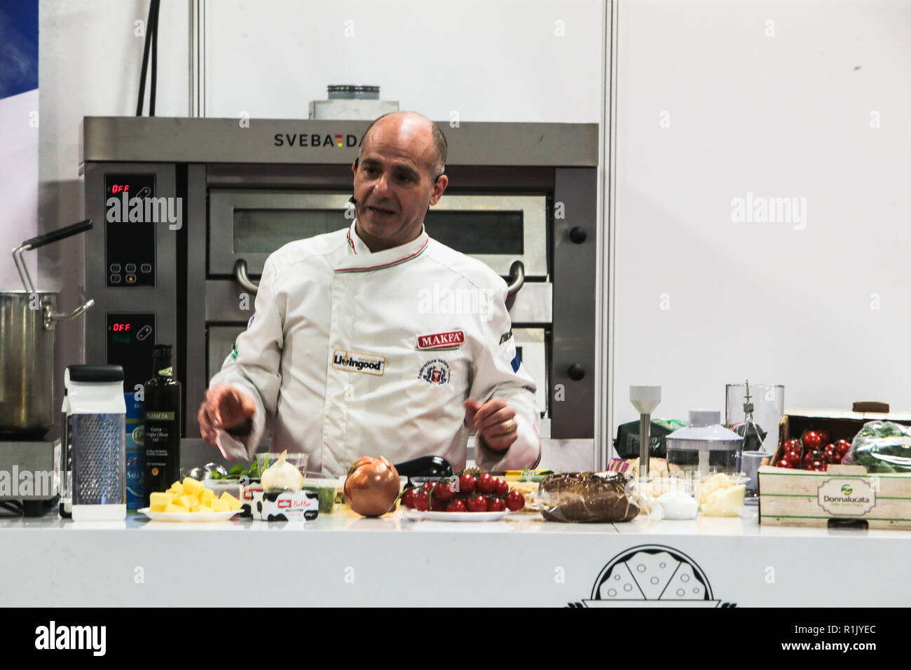 London UK 13 November 2018 Enzo Oliveri The Sicilian chef , For the ...