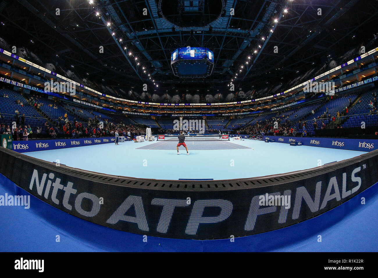 Court view o2 arena nitto atp hi-res stock photography and images - Alamy