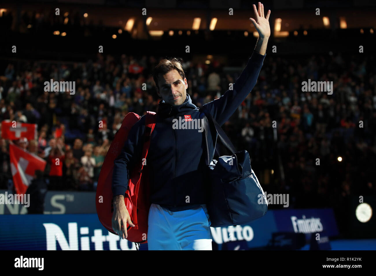 O2 Arena, London, England, UK, 13th November 2018. Nitto ATP Tennis ...