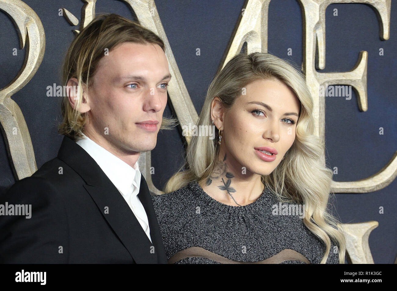 London, UK. 13th Nov, 2018. Jamie Campbell Bower, Ruby Quilter ...