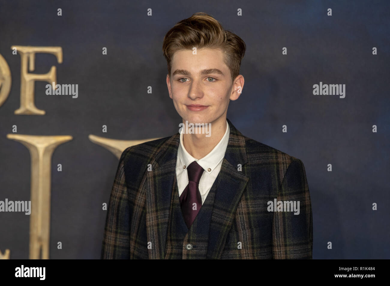 London, 13th Nov, 2018. Joshua Shea attends the premiere of the film ...