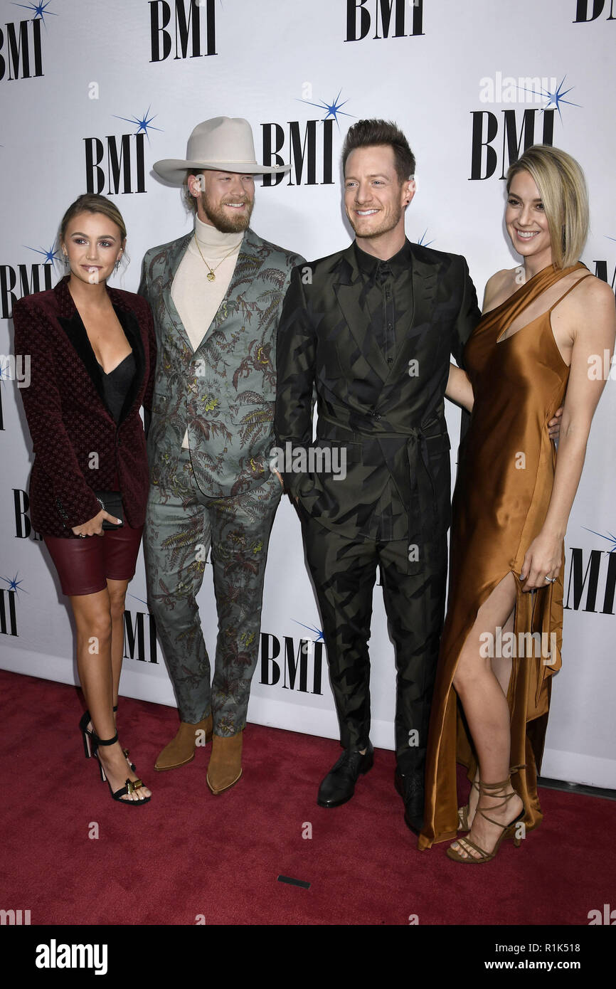 Tyler hubbard of florida georgia line and hayley stommel hi-res stock ...