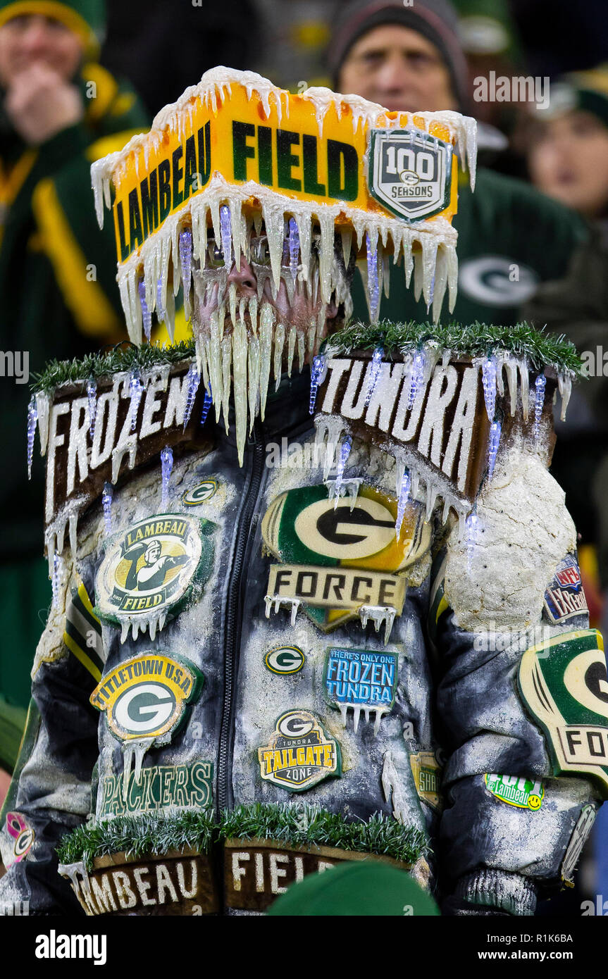Green bay packers fan hi-res stock photography and images - Alamy