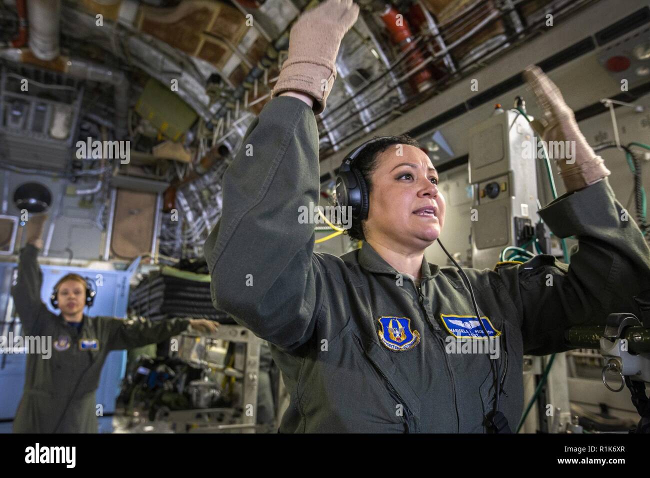 U.S. Air Force Tech. Sgt. Maricela L. Pichardo, right, and Senior ...